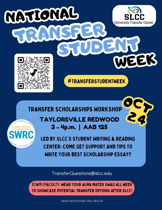 National Transfer Student Week | SLCC